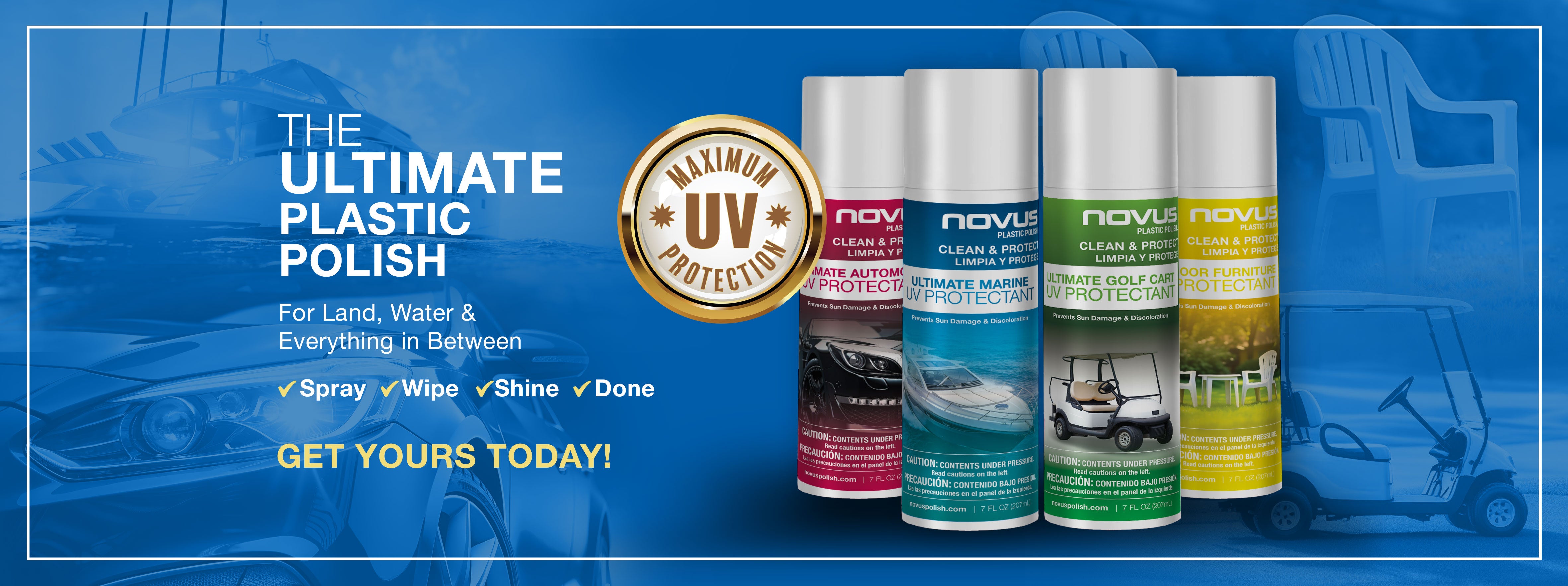 Restore Faded Plastic, Plastic Restorer | NOVUS Plastic Polish