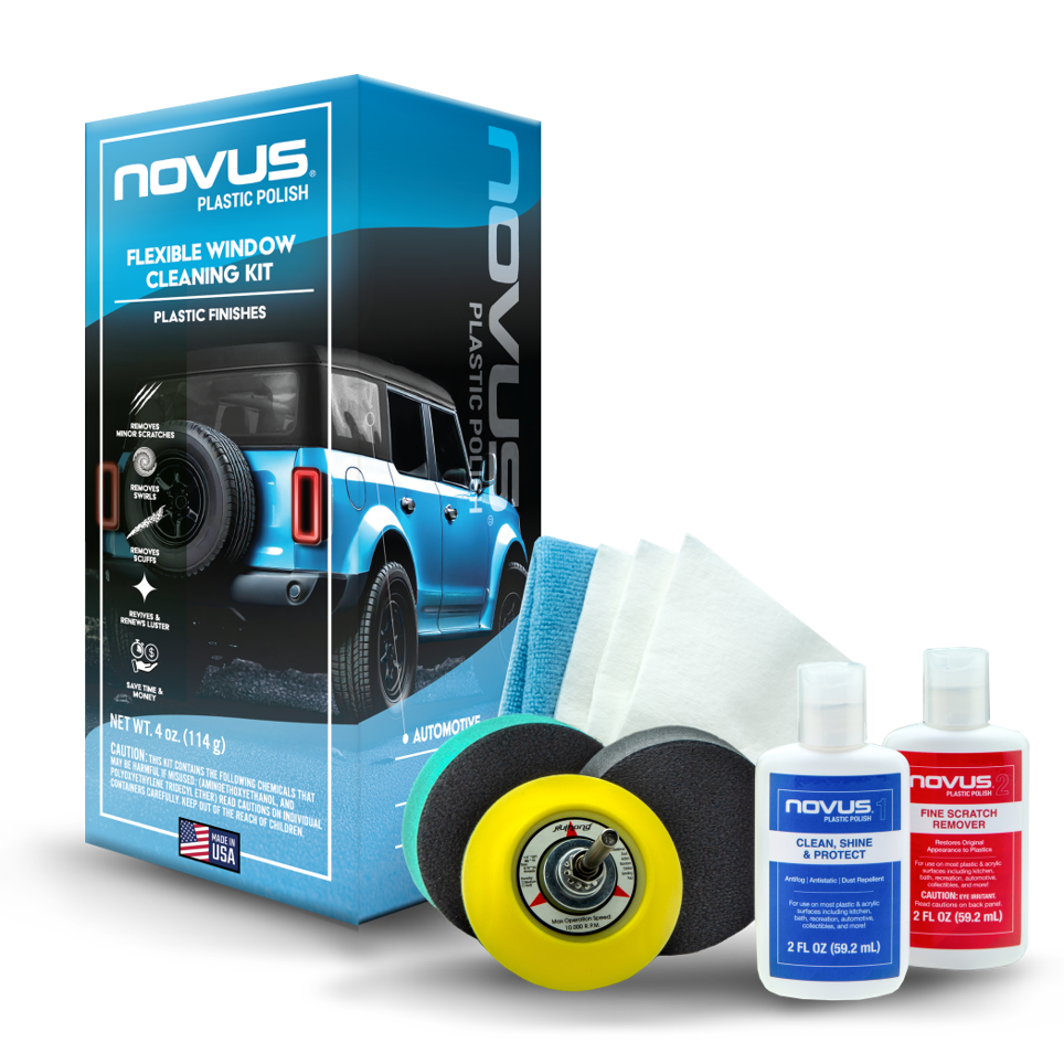 Flexible Window Cleaning Kit - Complete Kit – NOVUS Plastic Polish