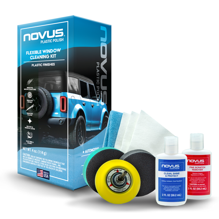 Flexible Window Cleaning Kit - Complete Kit – NOVUS Plastic Polish