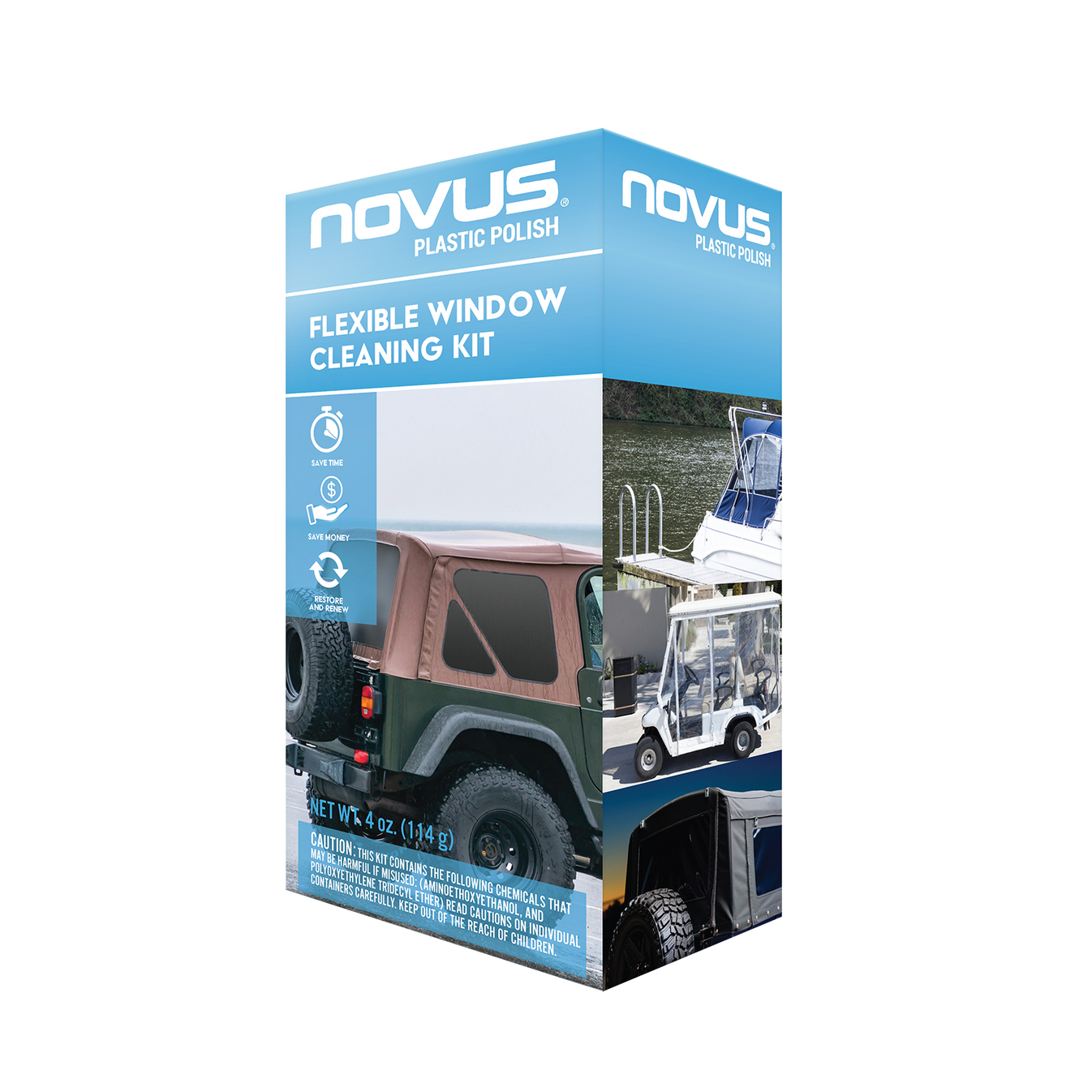 Flexible Window Cleaning Kit - Complete Kit – NOVUS Plastic Polish