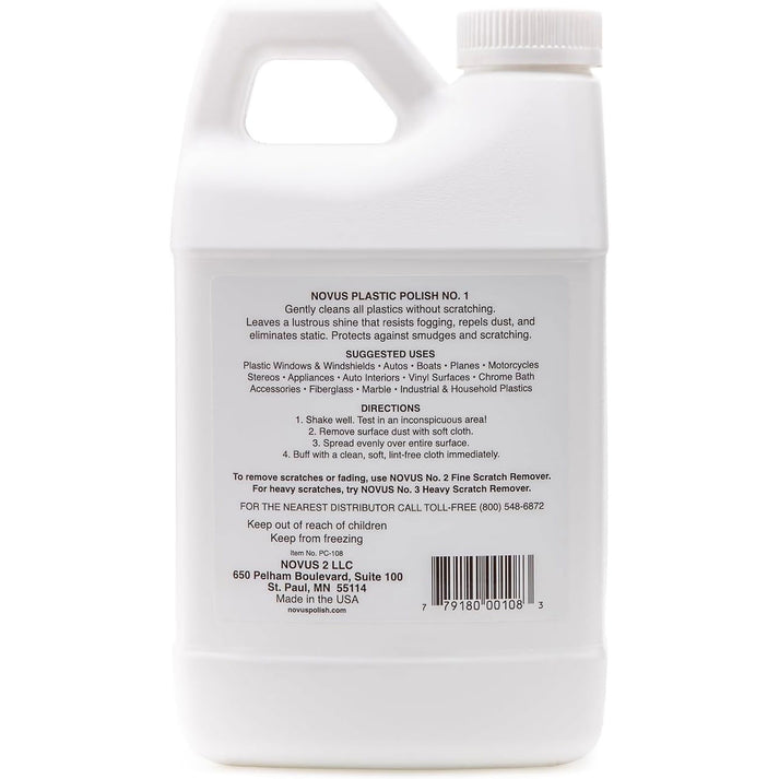 NOVUS Plastic Polish #1 Clean and Shine | Plastic Cleaner & Polish ...